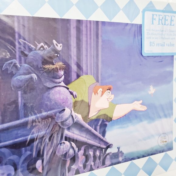 Disney | Wall Decor | Disney Vtg Small Hunchback Notre Dame Lithograph ...